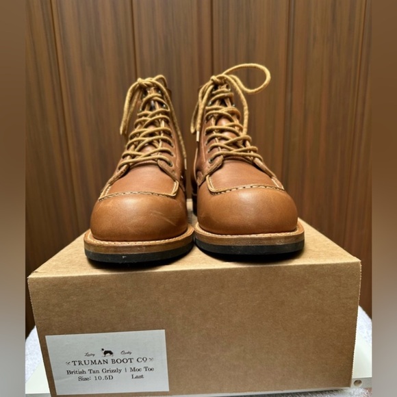 TRUMAN BOOT CO | Shoes | Truman Boot Cobritish Tan Grizzly Moc Toesize ...